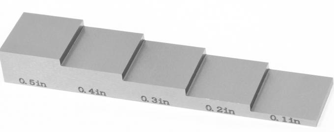 Ultrasonic 5 Step NDT Step Wedge Calibration Block