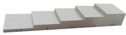 Ultrasonic 5 Step NDT Step Wedge Calibration Block